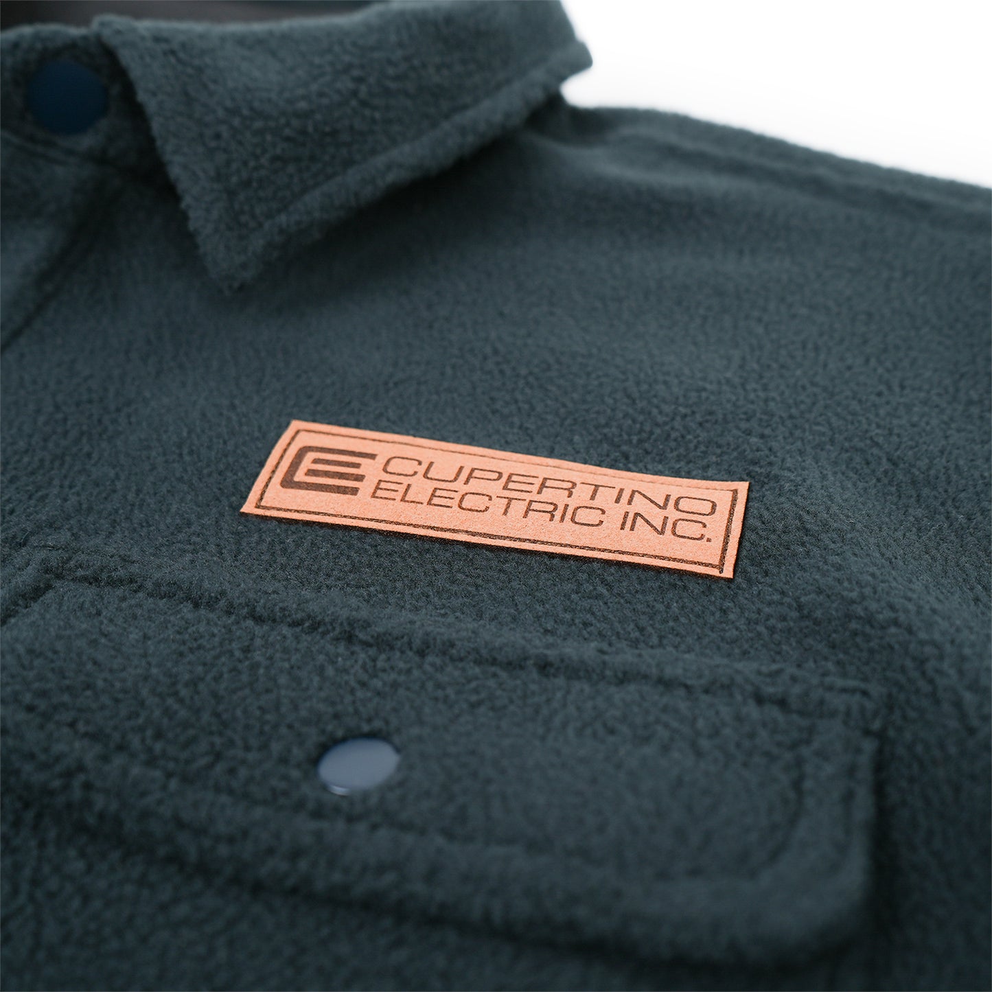 Fleece Shacket Black – Cupertino Electric Inc